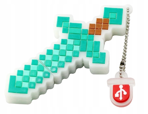 Pendrive 32GB Minecraft Miecz Diament USB OKAZJA - 8891561195 ...
