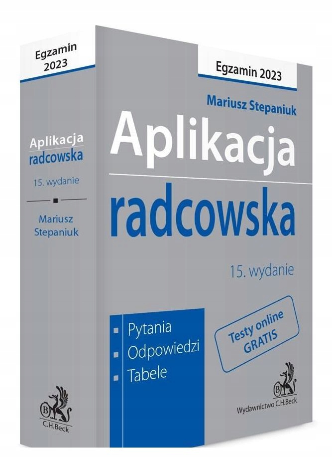 APLIKACJA RADCOWSKA 2023. PYTANIA, ODPOWIEDZI.. - Mariusz Stepaniuk ...