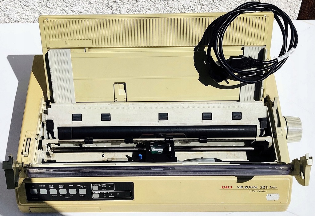 DRUKARKA IGŁOWA OKI321 ELITE MICROLINE TAŚMA KABEL - 11125622252 ...