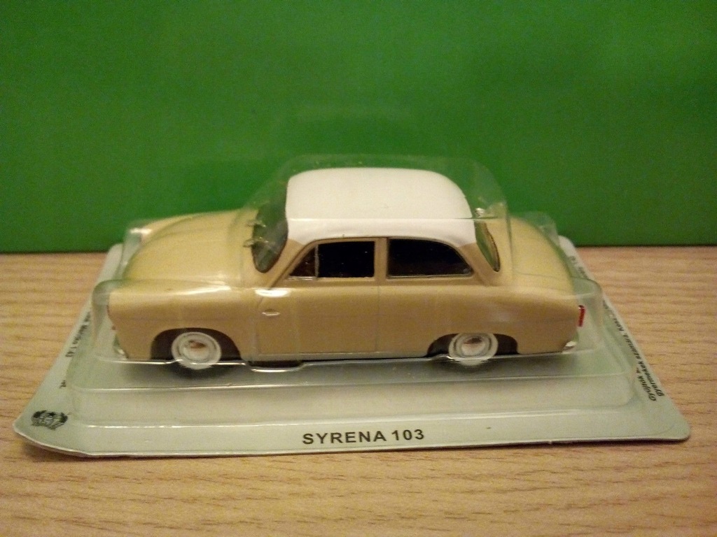 SYRENA 103 KULTOWE AUTA PRL KAP 1/43 - 13798195214 - oficjalne archiwum ...