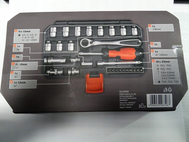 POWERFIX PROFI + SOCKET SET 29 ELEMENTÓW - 7845400865 - oficjalne ...