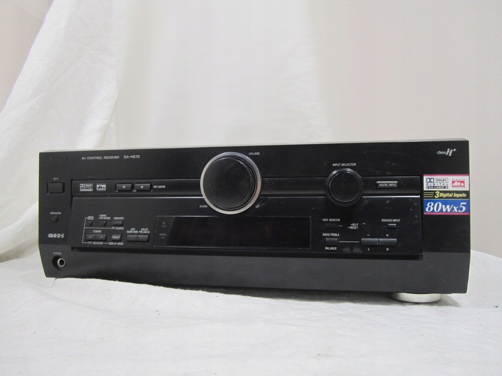 Amplituner 5.1 Panasonic SA-HE70 5x80W Digital - 12560223716 - oficjalne archiwum Allegro