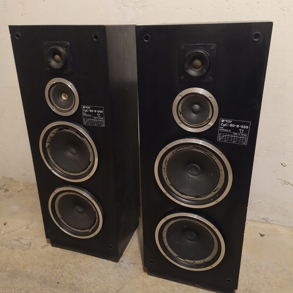 Kolumny Unitra Tonsil ZgC-80-8-559 PRL - 13437967178 - oficjalne ...