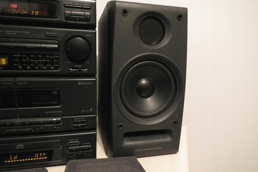 WIEŻA JVC MX-30 CA-MX30BK KOLUMNY SP-MX30BK PILOT - 10469533644 ...