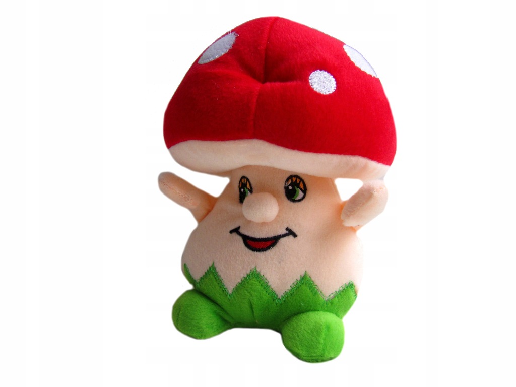MUCHOMOR pluszowy MASKOTKA MUCHOMOREK GRZYBEK B - 8572600129 ...