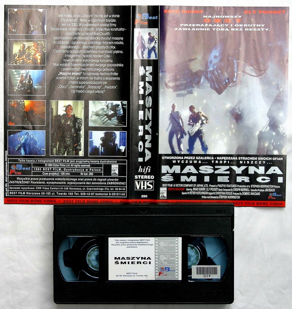 Maszyna śmierci-VHS stereo - 8508662683 - oficjalne archiwum Allegro