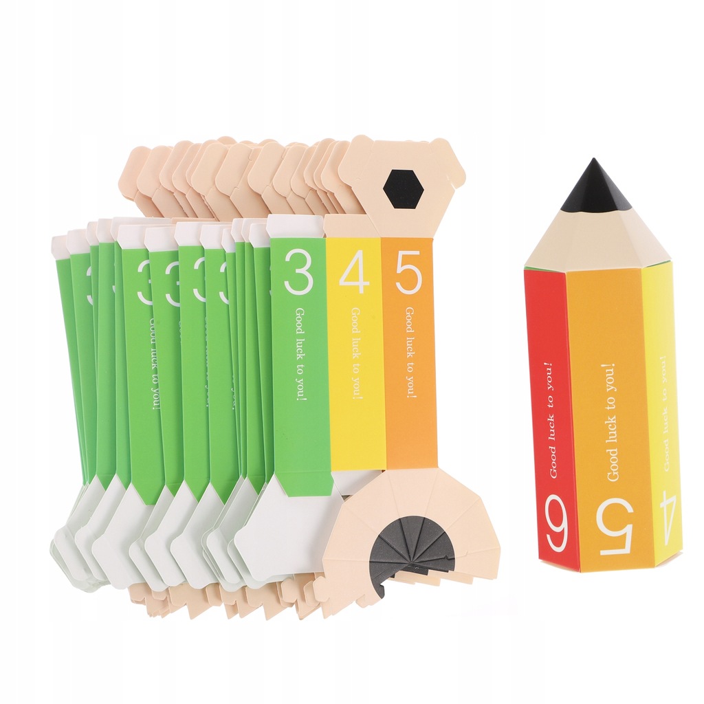 PENCIL CANDY BOX COOKIE DECORATING PARTY SUPPLIES - 14348638750 - oficjalne archiwum Allegro