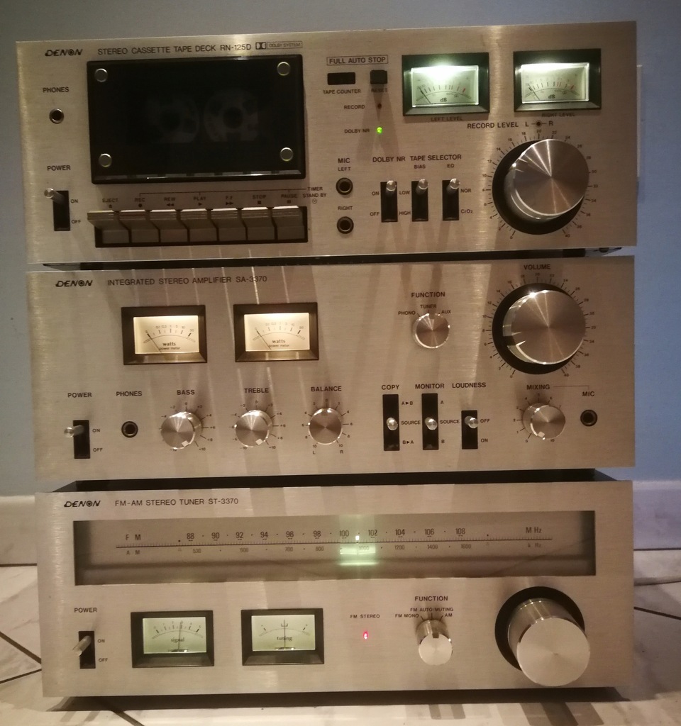 ZESTAW STEREO HI-FI DENON AUDIO VINTAGE - 12537584166 - oficjalne ...