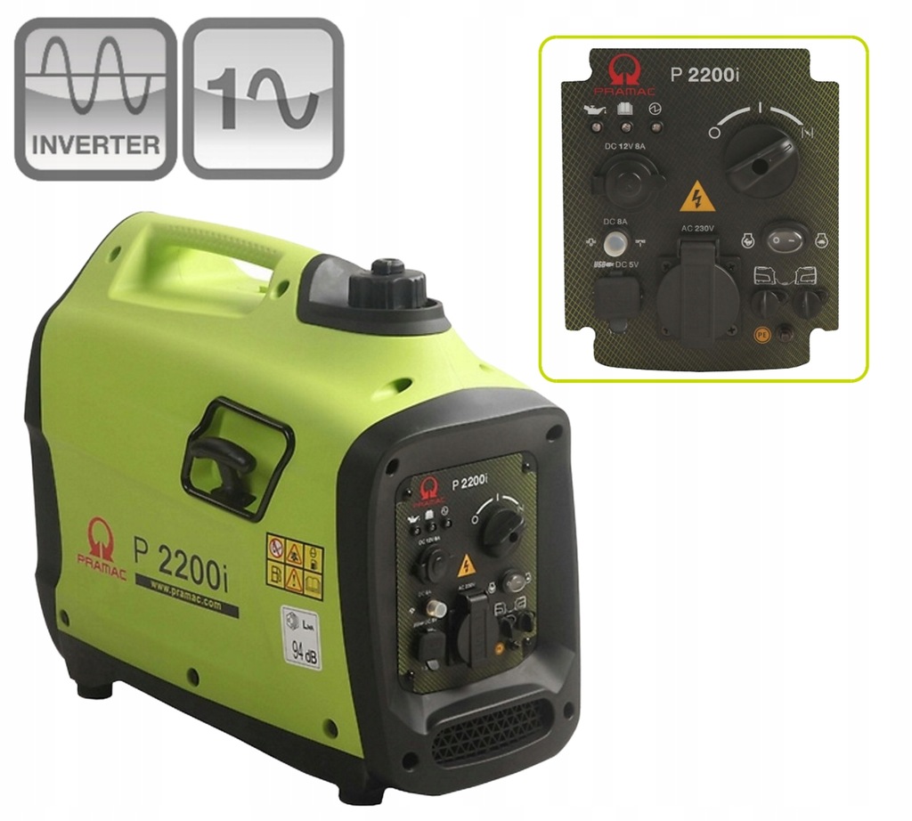 AGREGAT PRĄDOTWÓRCZY PRAMAC P2200I INWERTER 230 V - 12515272718 - oficjalne archiwum Allegro
