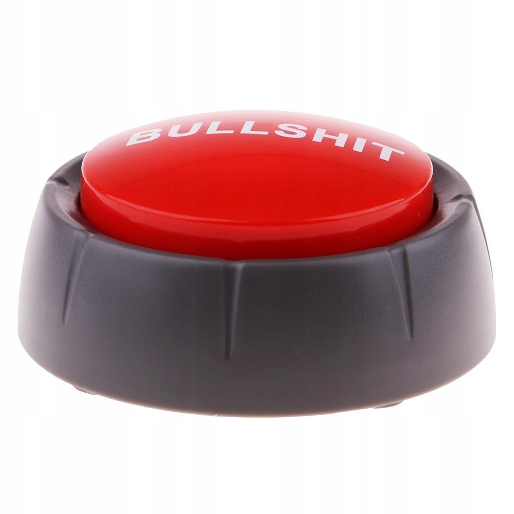 Red Bullshit Button Blat biurowy Buzzer Naciśnij - 15526577675 ...