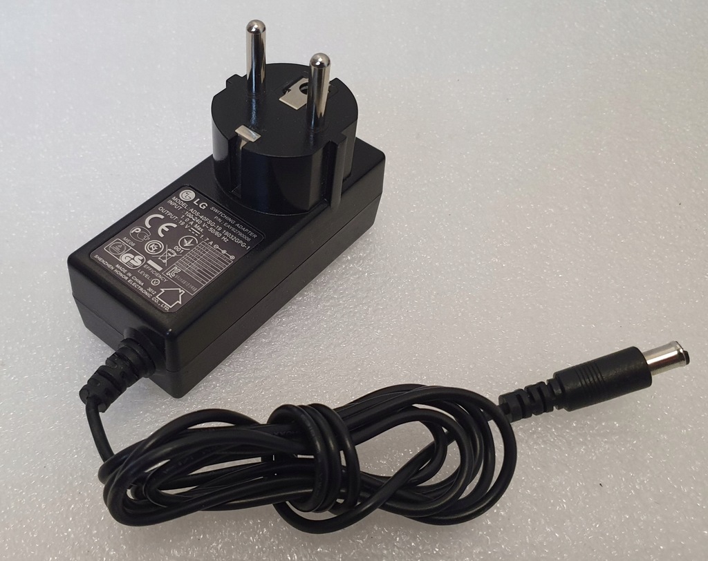 Zasilacz LG ADS-40FSG-19 19V 1,7A ORYGINAŁ - 13102213323 - oficjalne archiwum Allegro