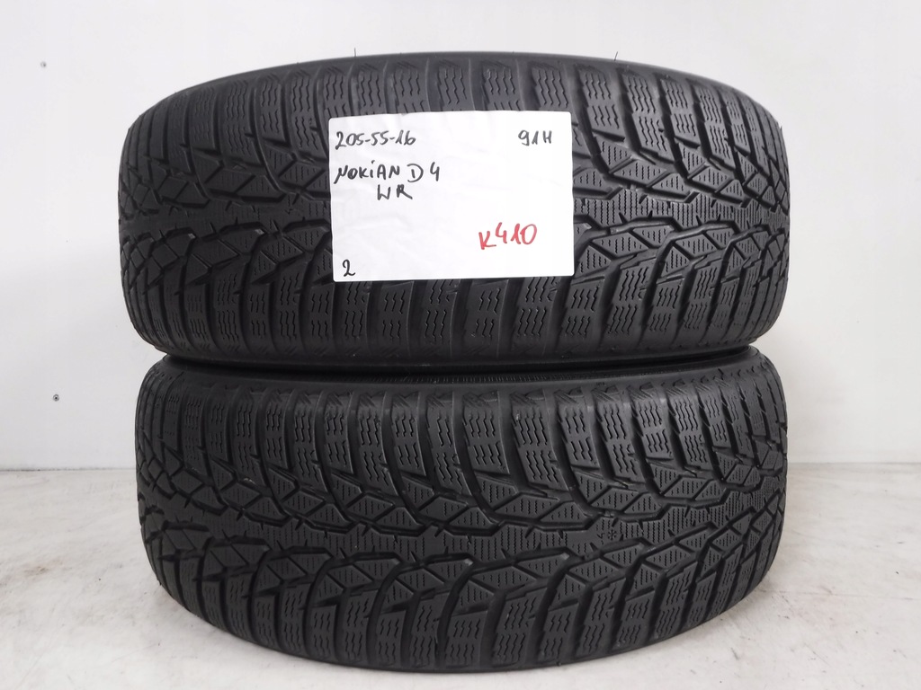 OPONY ZIMOWE 205/55/16 91H NOKIAN WR D4 - 12615933719 - oficjalne archiwum Allegro