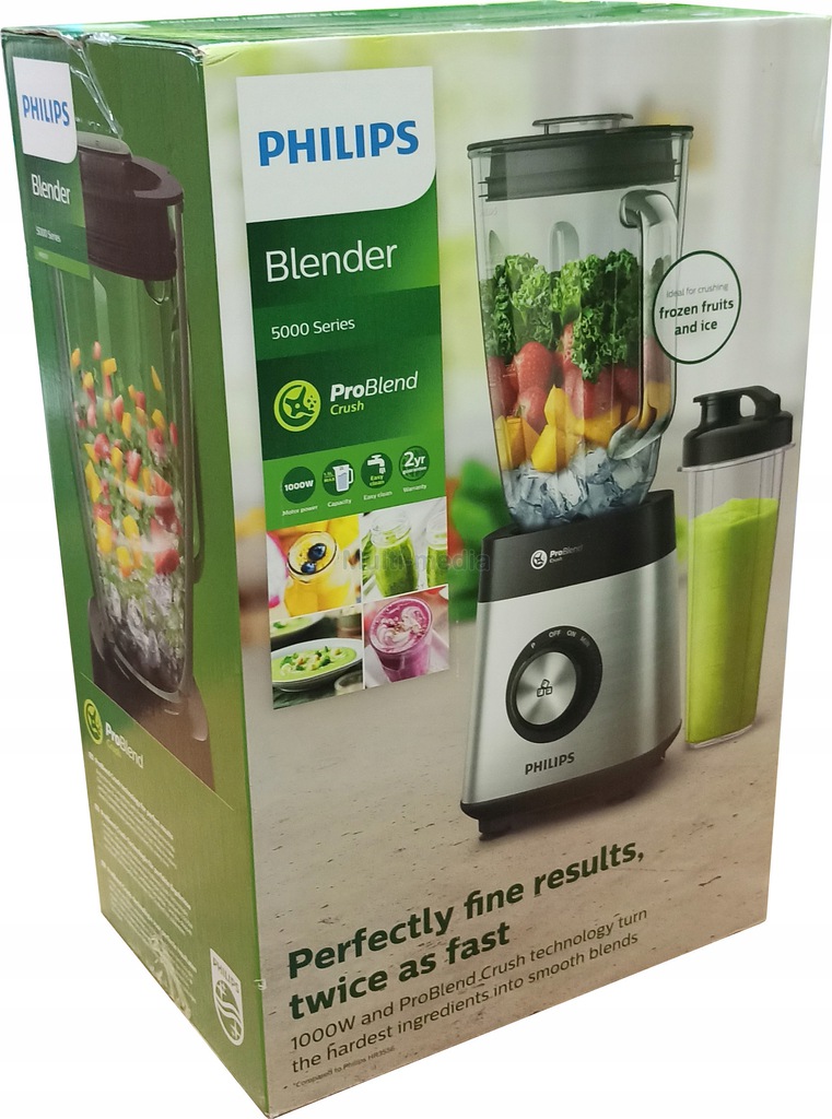 PHILIPS BLENDER Z BIDONEM HR3573/90 SERIES 5000 - 13493395658 ...