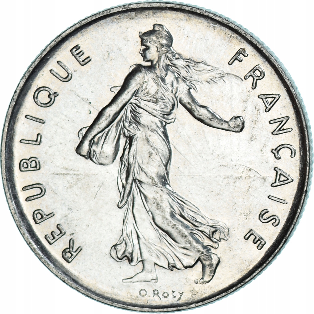 Moneta, Francja, Semeuse, 5 Francs, 1978, Paris, M - 13559148306 - oficjalne archiwum Allegro