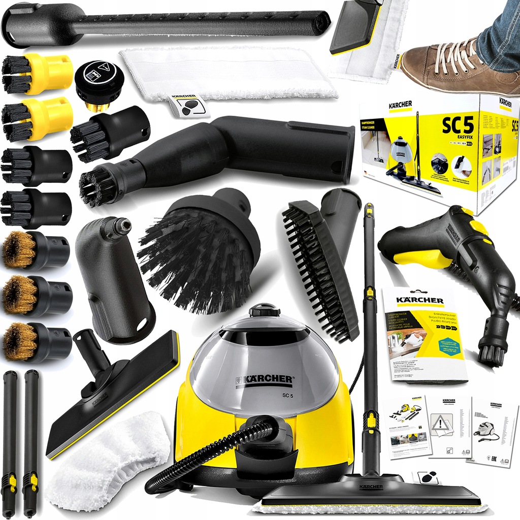 KARCHER SC5 PAROWNICA MYCIE ODGRZYBIANIE FUG WC - 9810450240 ...