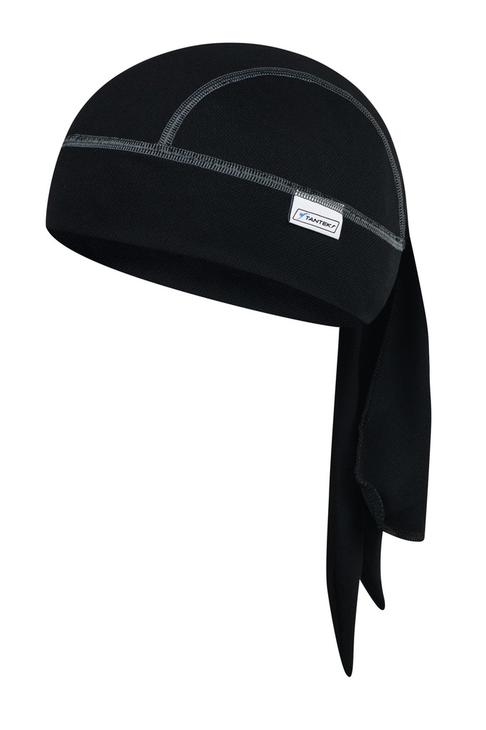 Bandana chusta na głowe męska SPORT CZARNA CZERŃ - 6455409124 ...