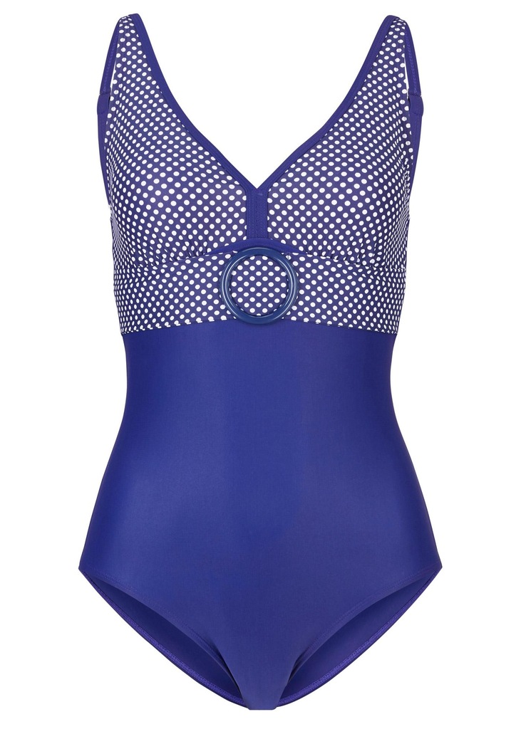 BPC GRANATOWY KOSTIUM KĄPIELOWY GROSZKI 44 - 12502832735 - oficjalne ...