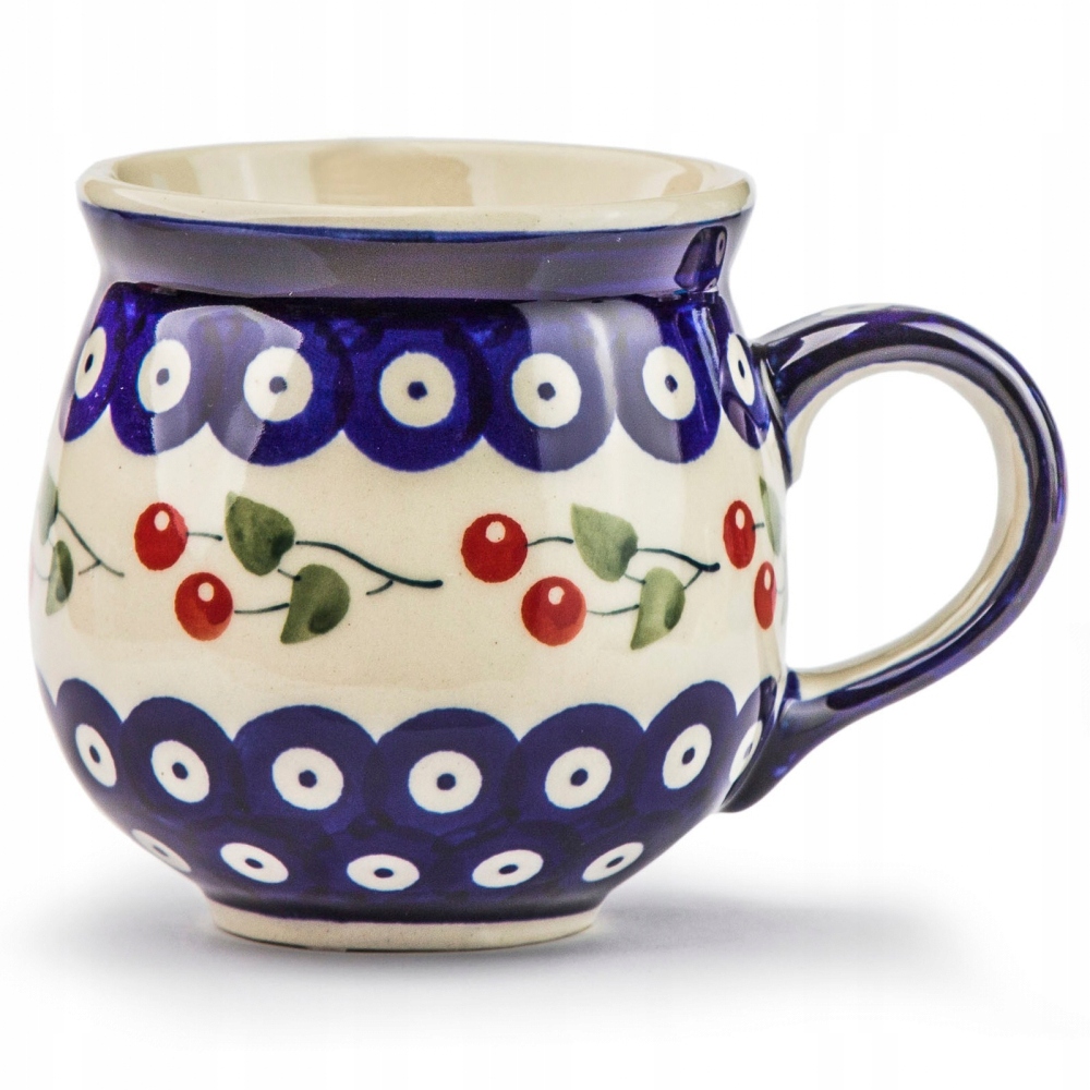 Kubek czeski Manufaktura Bolesławiec 300 ml - dek. 70WI - 16854581129 - oficjalne archiwum Allegro