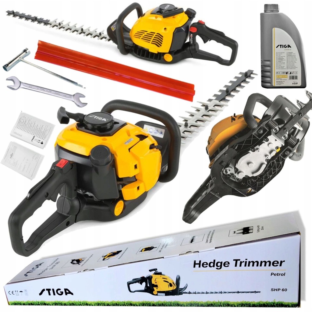 Nożyce spalinowe STIGA SHP 60 do żywopłotu +OLEJ - 7873323925 ...