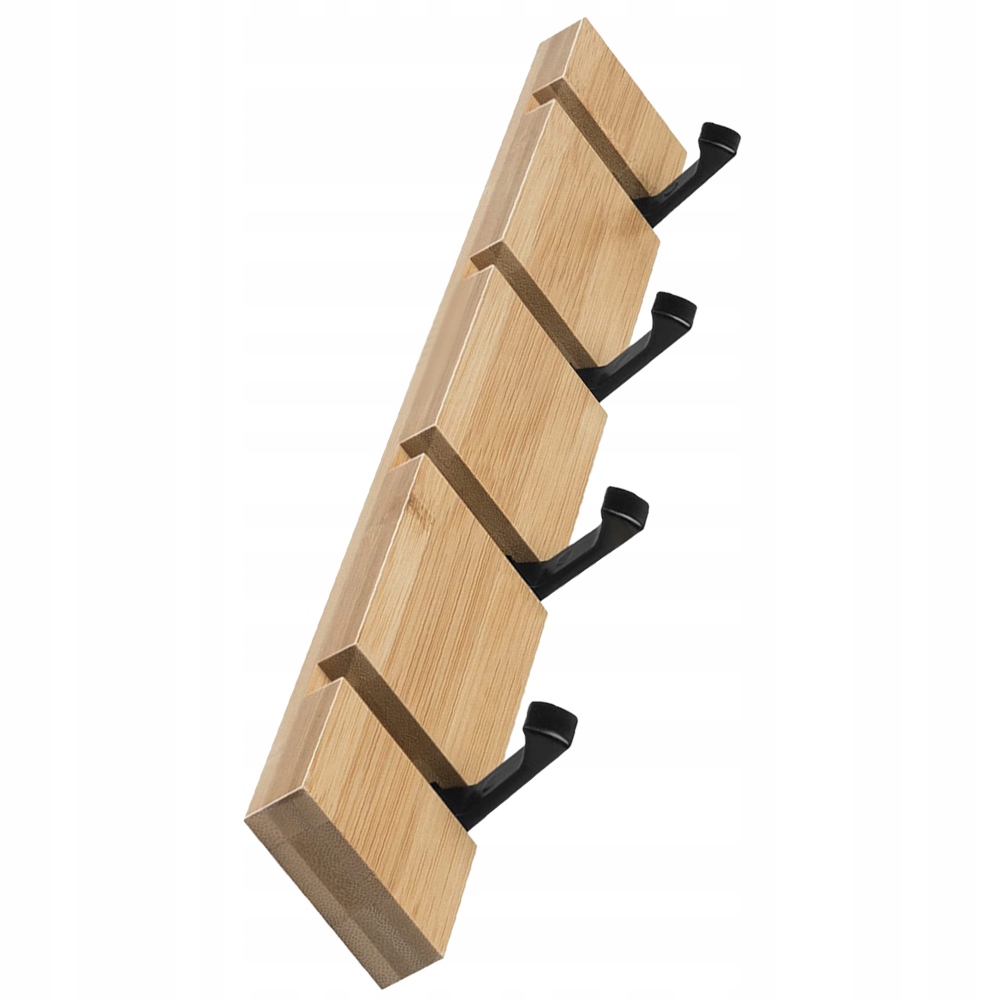 Hat Hanger Wooden Folding Coat Rack Bag Towel 4 - 14870219572 ...