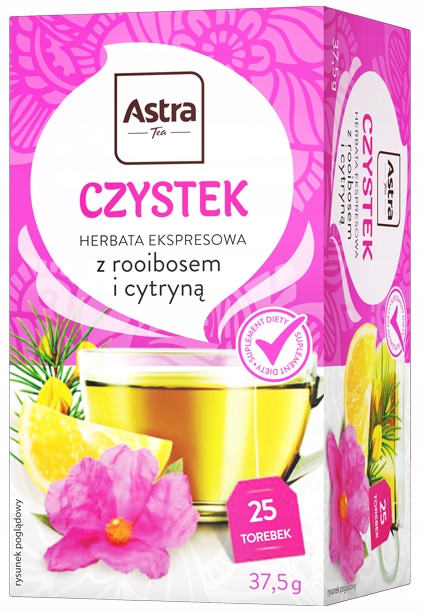 Astra Czystek Herbata z Rooibosem i Cytryną 25tor - 11726141384 ...