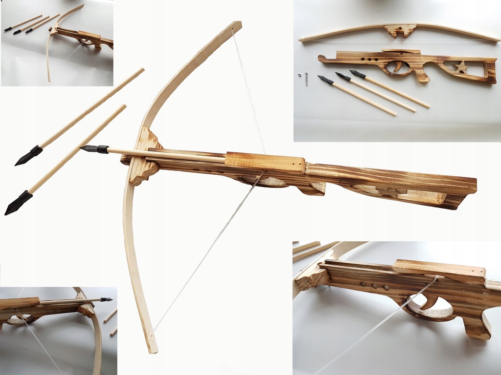 KUSZA DREWNIANIA DLA RYCERZA ŁUK +KOŁCZAN +3 BEŁTY - 12589009665 ...