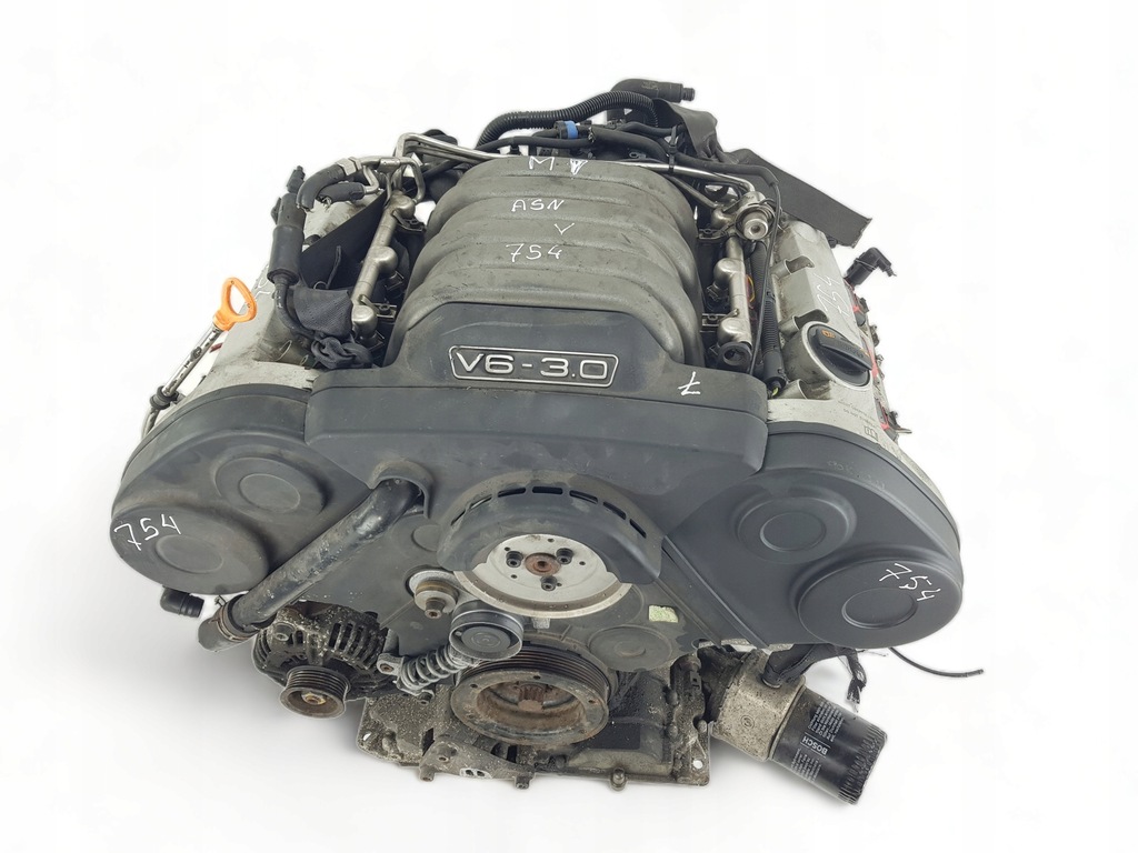 Silnik AUDI A4 B6 A6 C5 A8 D3 3.0 V6 220KM ASN !! POMIAR KOMPRESJI ...