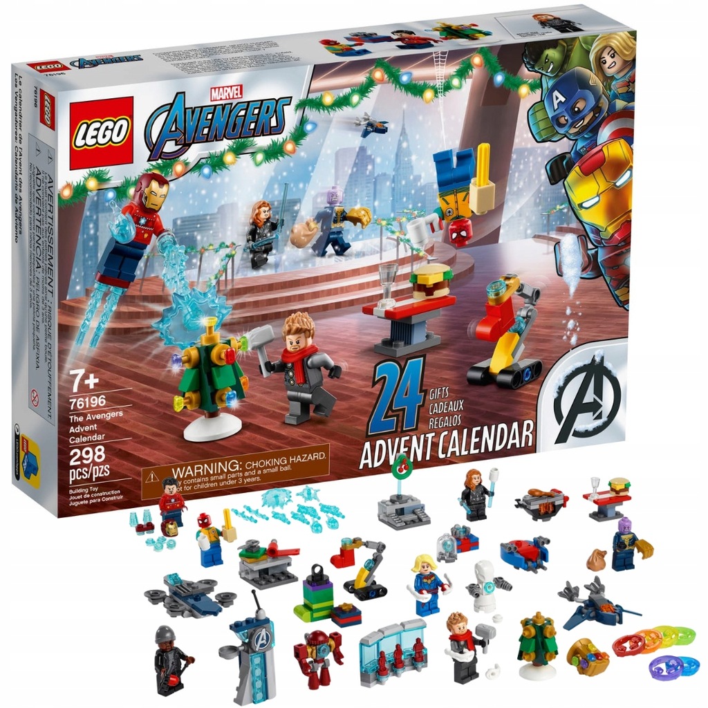 LEGO Marvel Avengers 76196 Kalendarz Adwentowy - 12768223569 ...