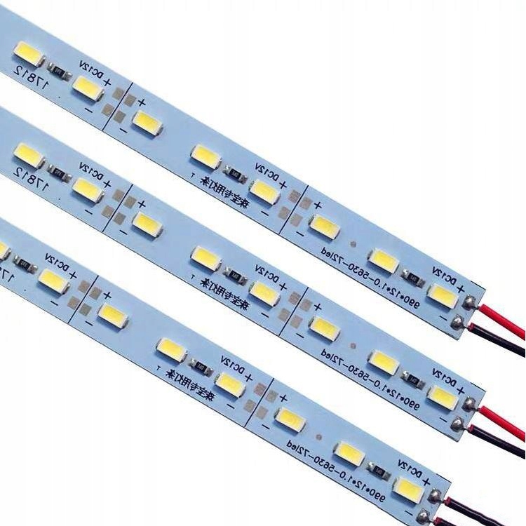 LISTWA TAŚMA LED 50cm 5730 6W 12V do wyboru 3 barw - 12348704421 ...