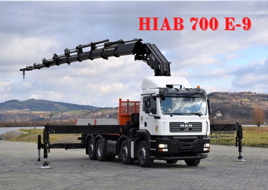 MAN TGA 35.430 Skrzynia 6,10m+HIAB 700 E-9 + PILOT - 11480087838 - oficjalne archiwum Allegro