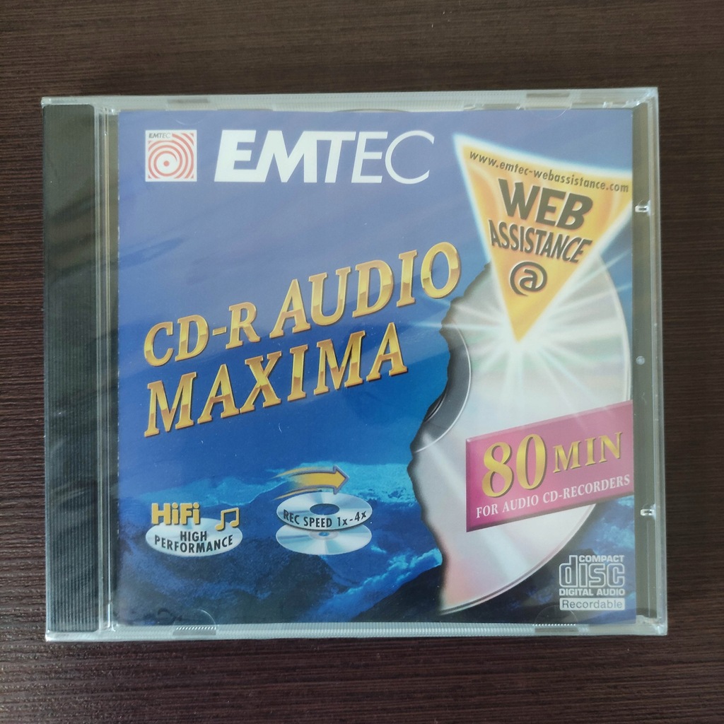 Płyta CD Emtec CD-R Audio Maxima 80 minut - 11691461033 - oficjalne ...