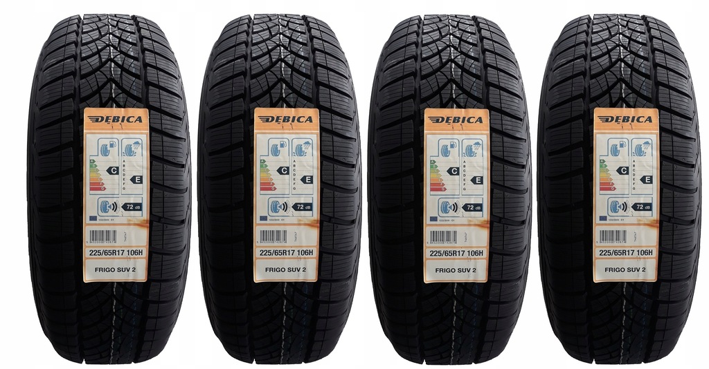 4 x NOWE OPONY ZIMOWE 225/65R17 DĘBICA FRIGO SUV 2 - 8262680877 - oficjalne archiwum Allegro