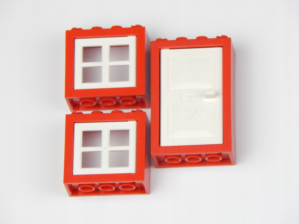 LEGO DRZWI + OKNA LEGOLAND 4132 - 12929109165 - oficjalne archiwum Allegro