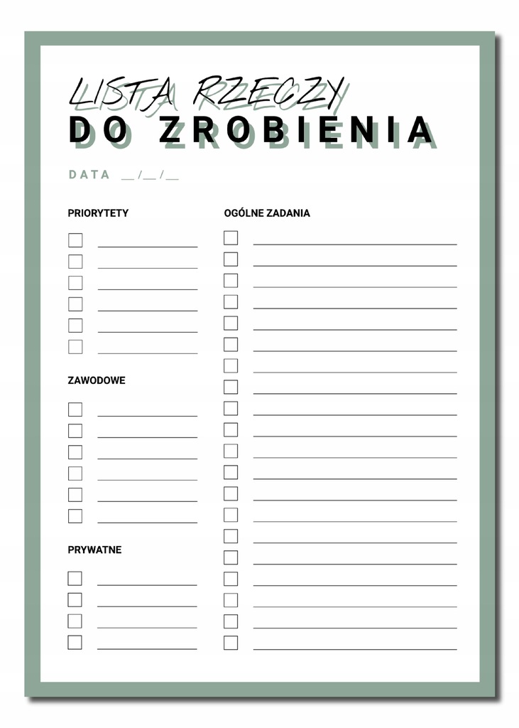 Tablica magnetyczna lista rzeczy do zrobienia - 9028733763 - oficjalne ...