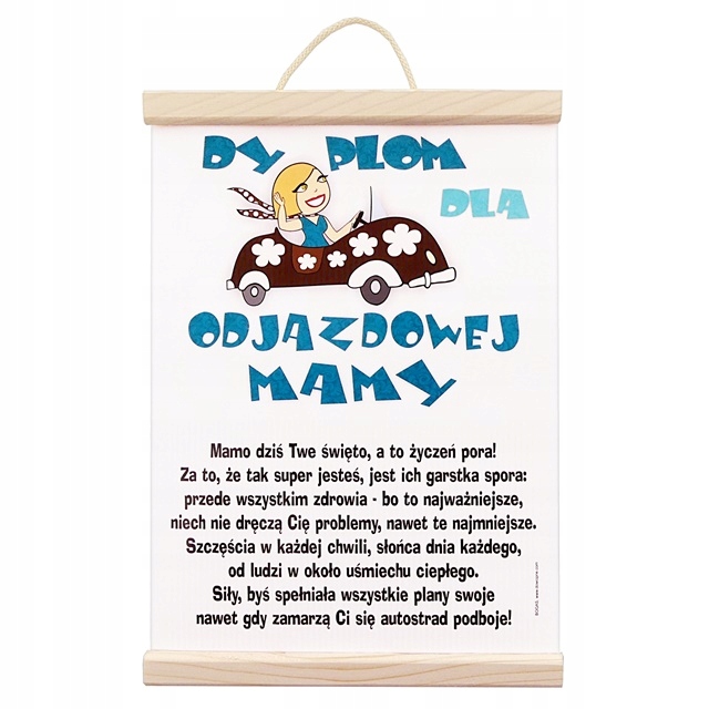 Prezent dla Mamy na urodziny, imieniny DYPLOM - 10915466484 - oficjalne archiwum Allegro