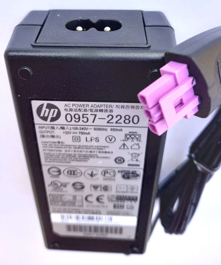 Oryginalny zasilacz HP 0957-2280 - 12508680196 - oficjalne archiwum Allegro