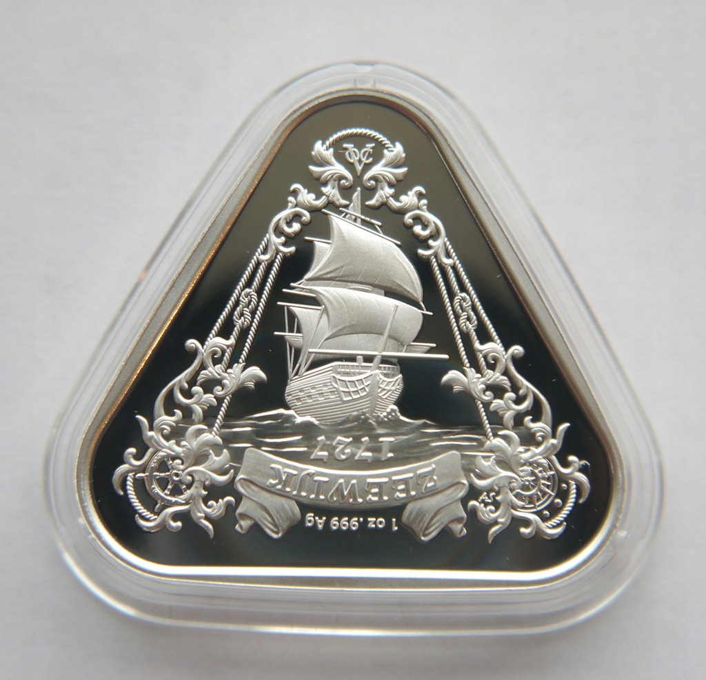 AUSTRALIA 1 $ 2021 ZEEWIJK ŻAGLOWIEC UNCJA SREBRO OD 1 ZŁ - 14515295436 ...