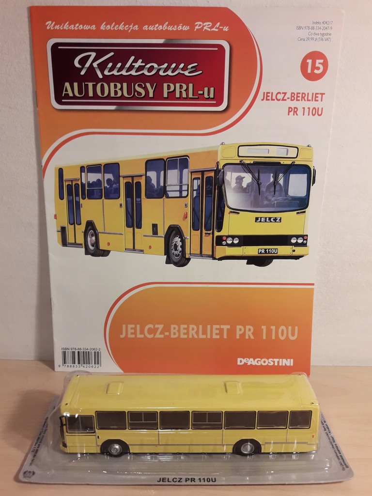 Jelcz-Berliet PR 110U Kultowe Autobusy PRL-u Nr 15 - 13509654870 - oficjalne archiwum Allegro