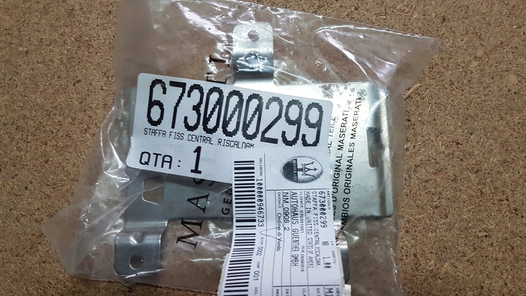MOCOWANIE STEROWNIKA MASERATI GHIBLI 673000299 - 13143797752 ...