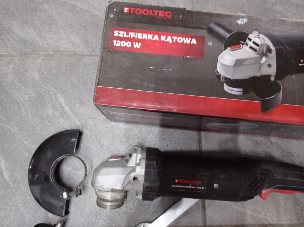 SZLIFIERKA KĄTOWA TOOLTEC 1200W - 12531053352 - oficjalne archiwum Allegro