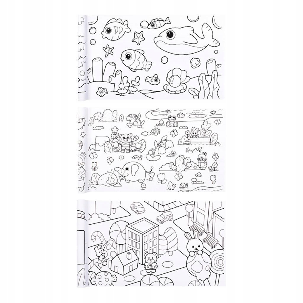 Coloring Paper Roll Continuous Coloring Paper roll - 13599455918 ...