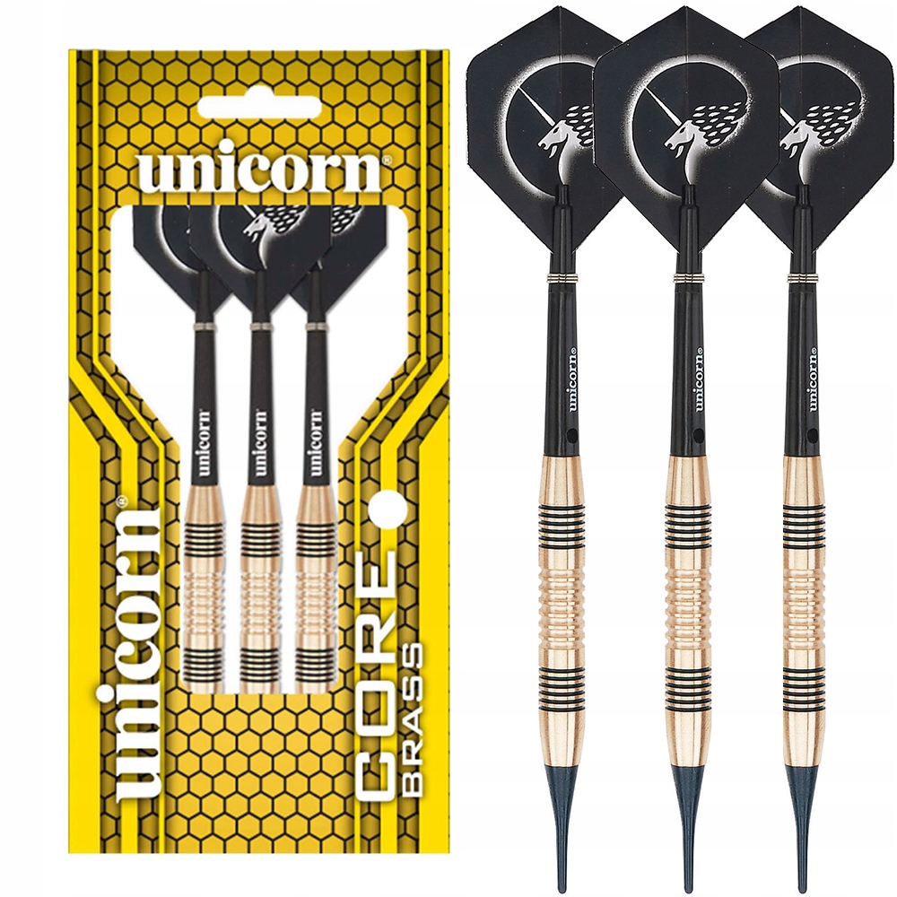 RZUTKI LOTKI DART Unicorn Core Brass 3 szt. 19G - 12537541429 ...
