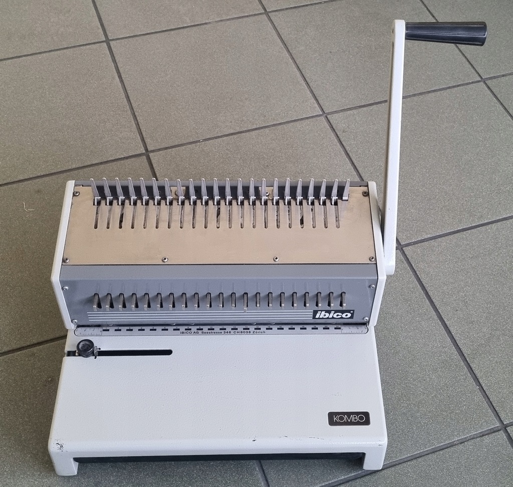 Bindownica ręczna A4 IBICO KOMBO A4-PB STAN BDB. - 14654042375 ... Bindownica ręczna A4 IBICO KOMBO A4-PB STAN BDB. - 14654042375 ...