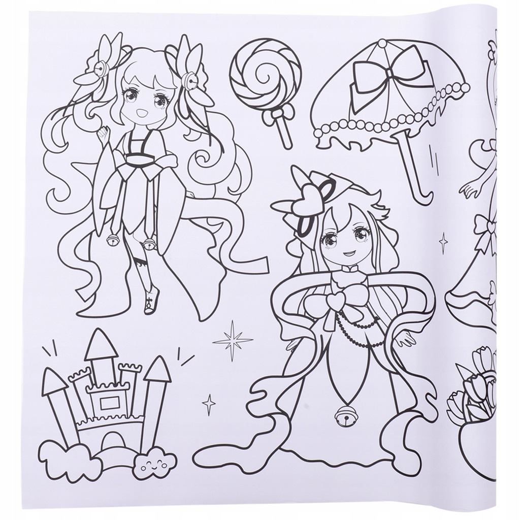 DRAWING WALL COLORING KIDS PAINT PAPER CHILDREN'S - 14590492317 ...