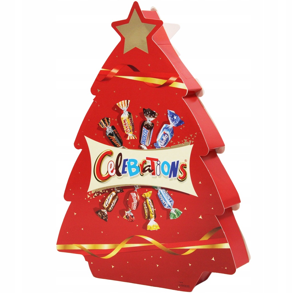 Bombonierka choinka Celebrations czekoladki prezen - 12405234784 ...