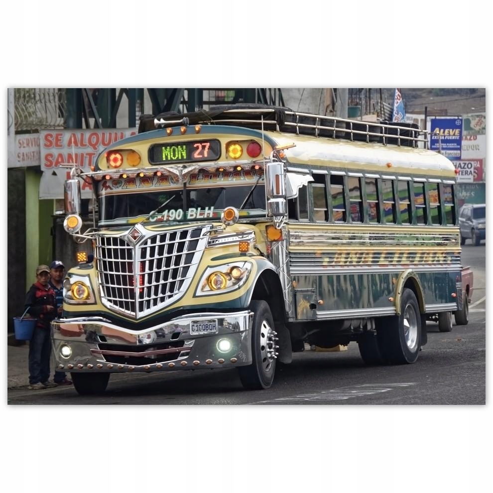 Tapeta na wymiar Autobus Pojazd użytkowy - 12841176428 - oficjalne ...