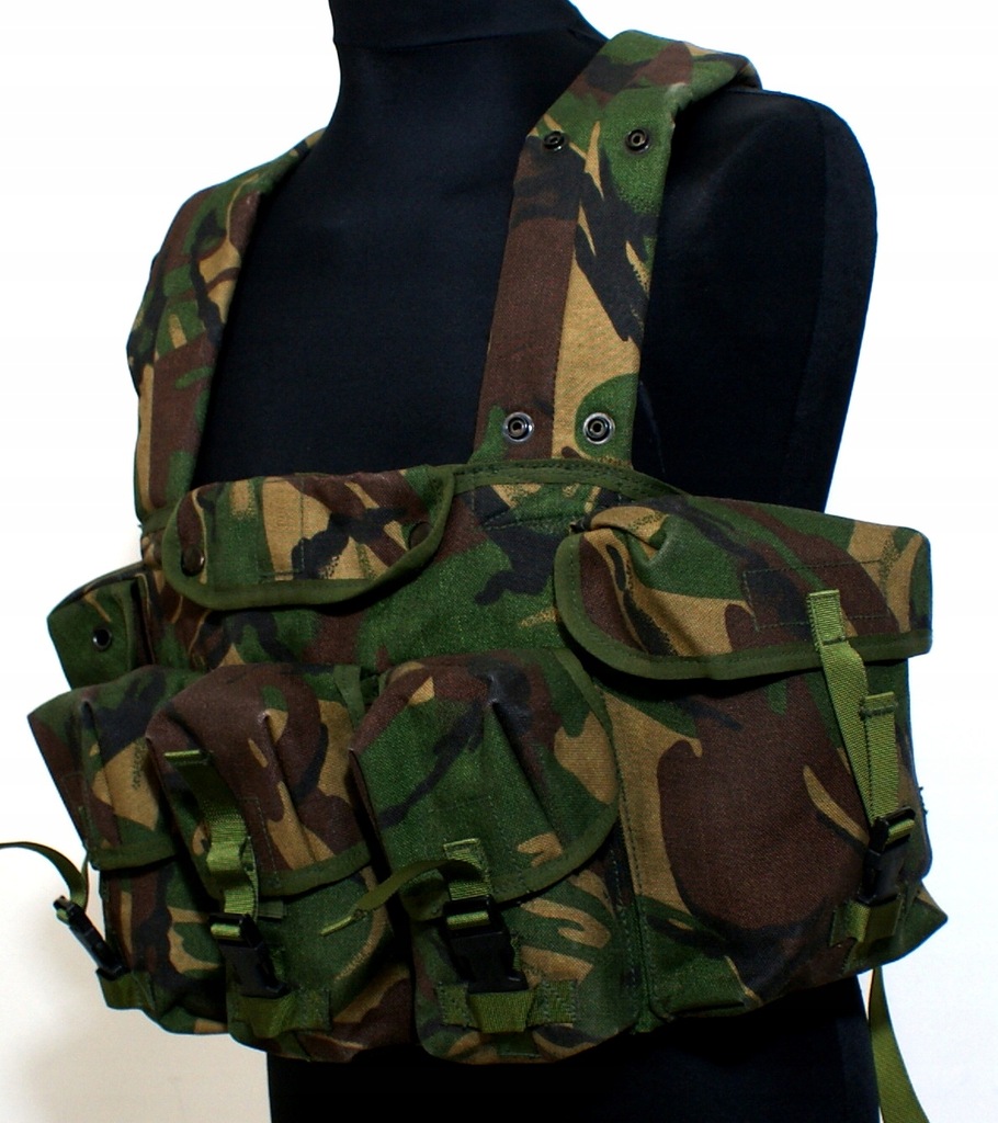 KAMIZELKA BRYTYJSKA WOJSKOWA CHEST RIG DPM NOWA - 10429112424 ...