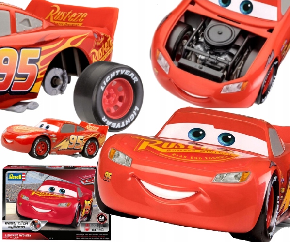 SAMOCHÓD EASYCLICK ZYG ZAG MCQUEEN CARS - REVELL - 12992024172 - oficjalne archiwum Allegro