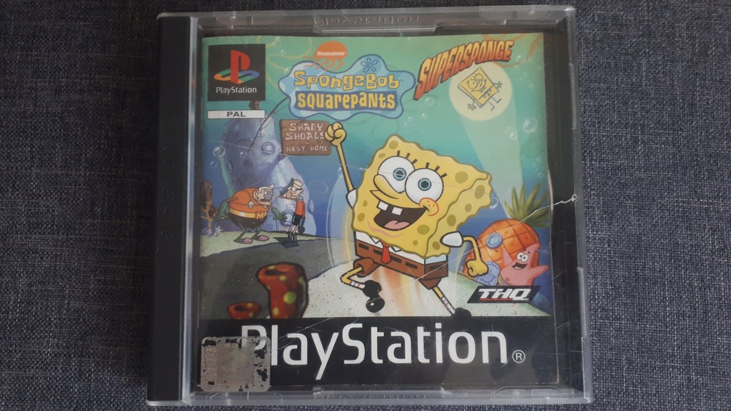 SPONGEBOB SQUAREPANTS: SUPERSPONGE ps1 psx - 10605063928 - oficjalne ...