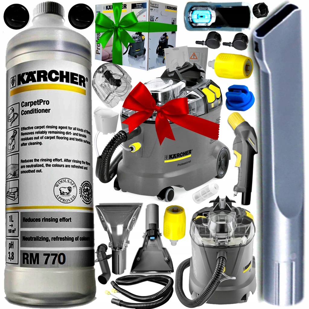 KARCHER PUZZI 8/1 C ODKURZACZ PIORĄCY PROMO XXXXL - 7436971694 ...